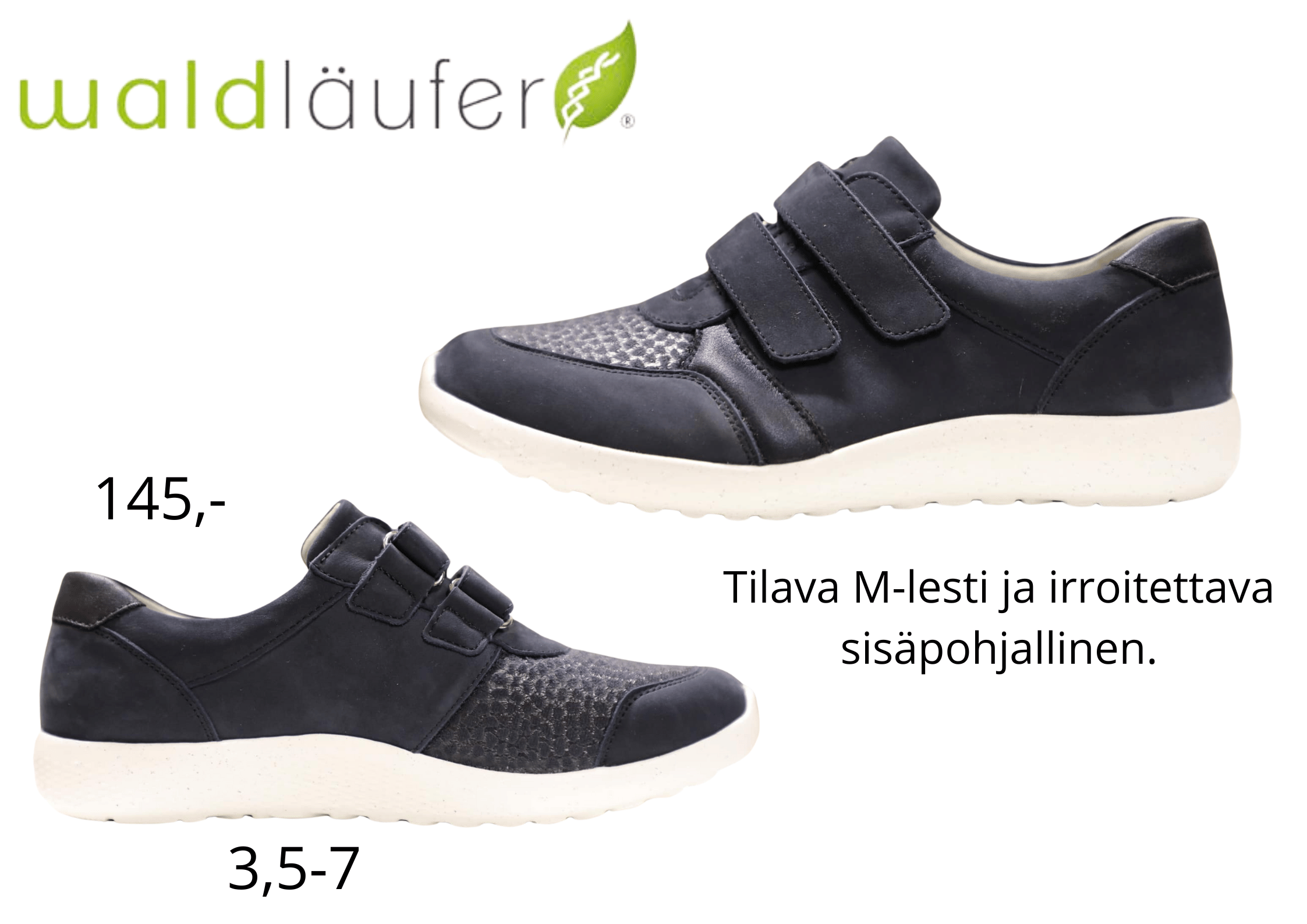 Naisten ja miesten leveälestiset kengät :: Kenkä-Jenni